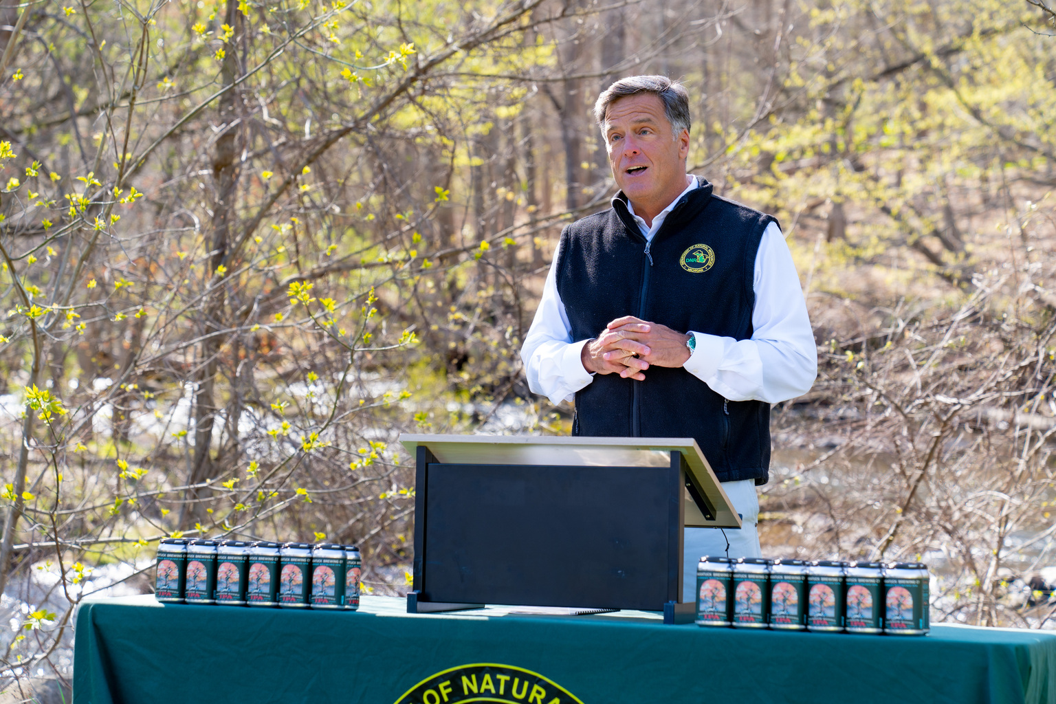 Saugatuck Brewing Co., DNR announce habitat restoration commitment